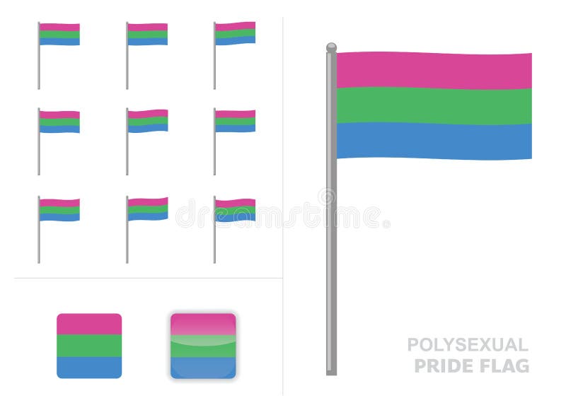 Polysexual Flag Stock Illustrations – 209 Polysexual Flag Stock ...