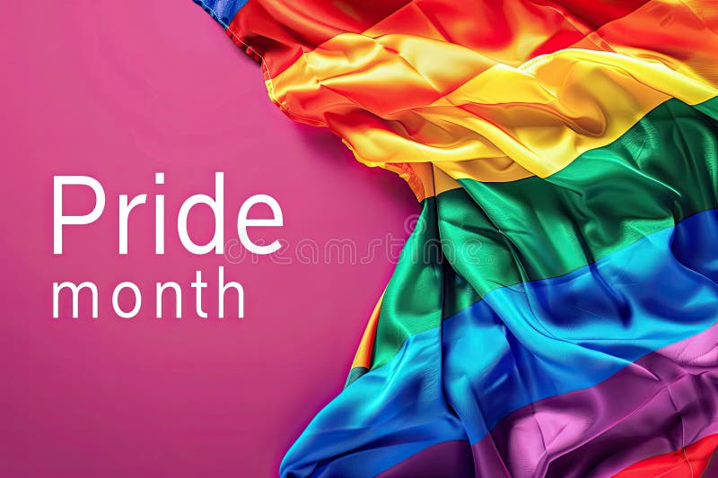 Pride Gradient Background with Copyspace Stock Photo - Image of motion ...
