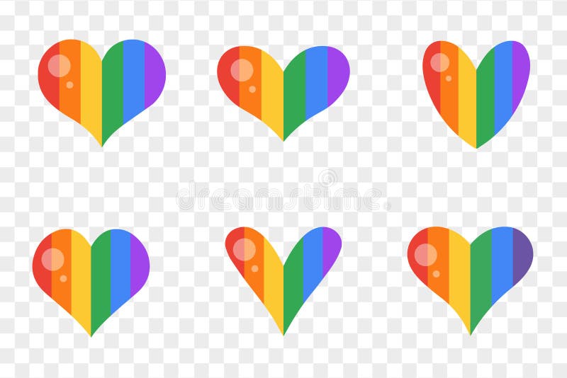 Pride Transparent Heart Stock Illustrations – 299 Pride Transparent ...