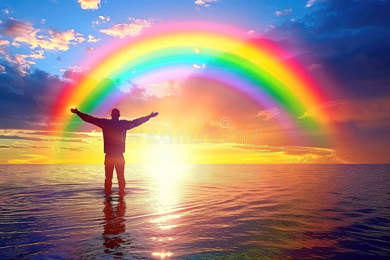 289 People Love Under Rainbow Stock Photos - Free & Royalty-Free Stock ...