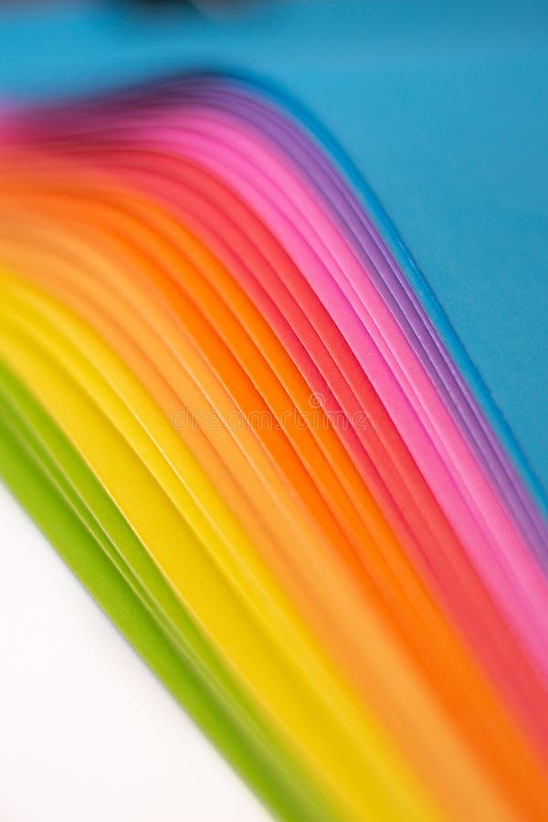 Color Paper Stack Texture Background, Pink Orange Light Blue, Purple ...