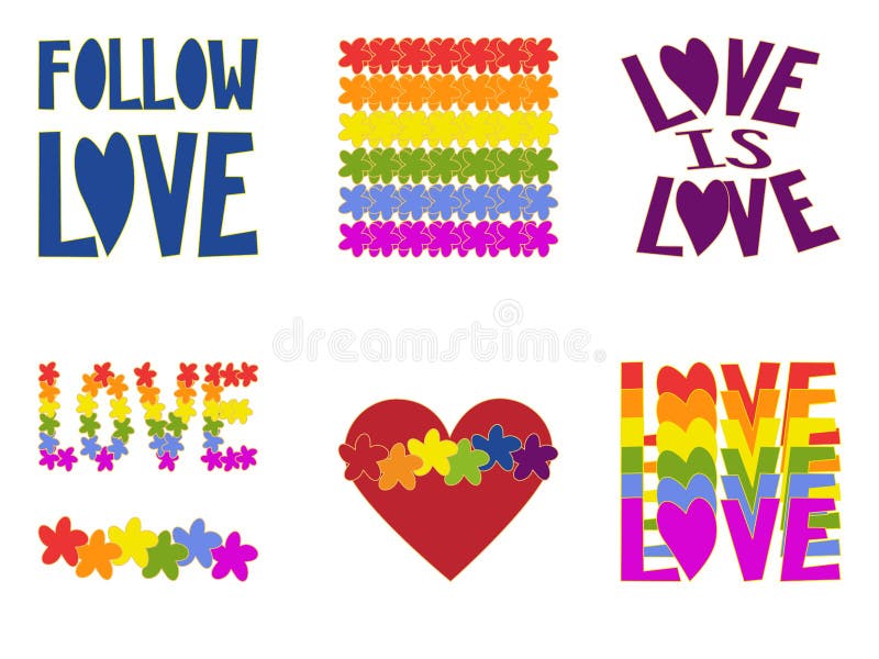 Pride Symbol. Vector Illustration on White Background Stock Vector ...