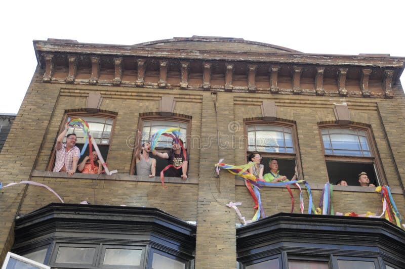 Pride Toronto editorial image. Image of homosexual, celebration - 35584690