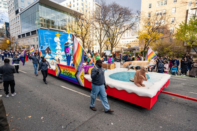 Pride Toronto Parade Float in Santa Claus Parade Toronto. Editorial ...