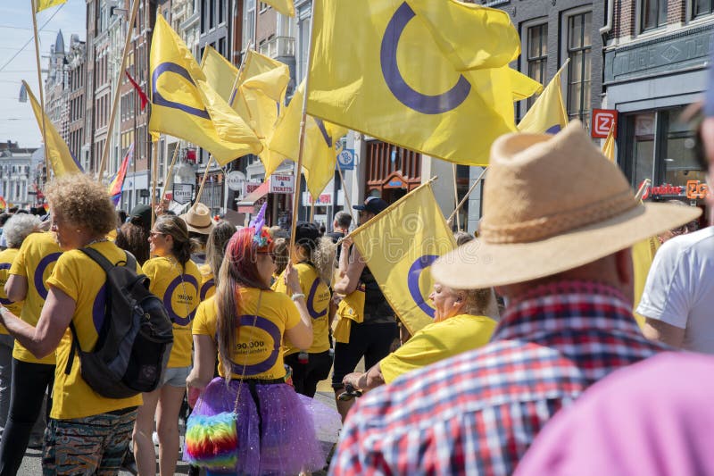 Pride Walk and Demonstration at Amsterdam the Netherlands 30-7-2022 ...