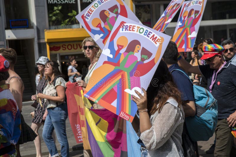 Pride Walk and Demonstration at Amsterdam the Netherlands 30-7-2022 ...