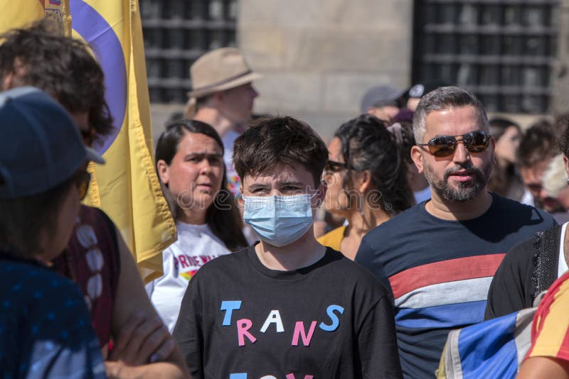 Pride Walk and Demonstration at Amsterdam the Netherlands 30-7-2022 ...