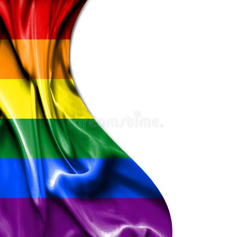 Gay (Pride) waving flag stock photo. Image of paper - 149823554