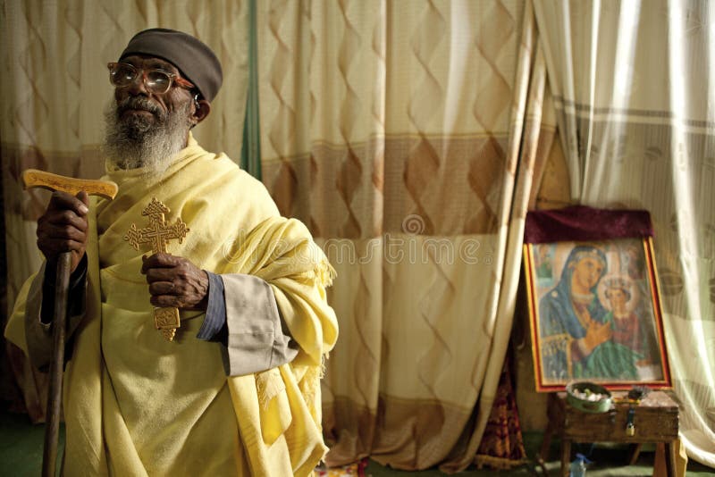 A Priest in a Church, Mek Ele Editorial Photo - Image of orthodox ...