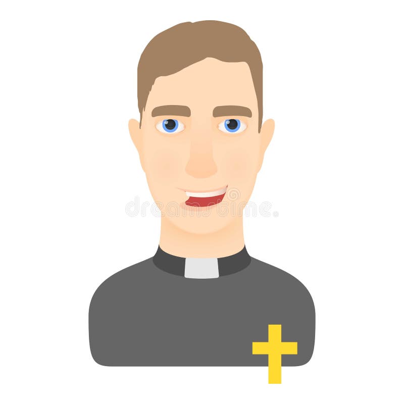 Priest icon, cartoon style stock illustration. Illustration of ... Priest icon, cartoon style stock illustration. Illustration of ...