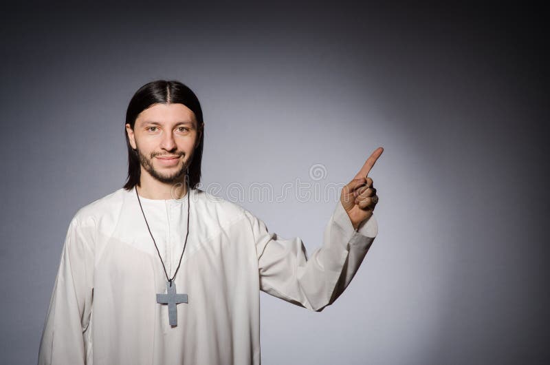 Priest man in religious stock photo. Image of catholic - 45062742