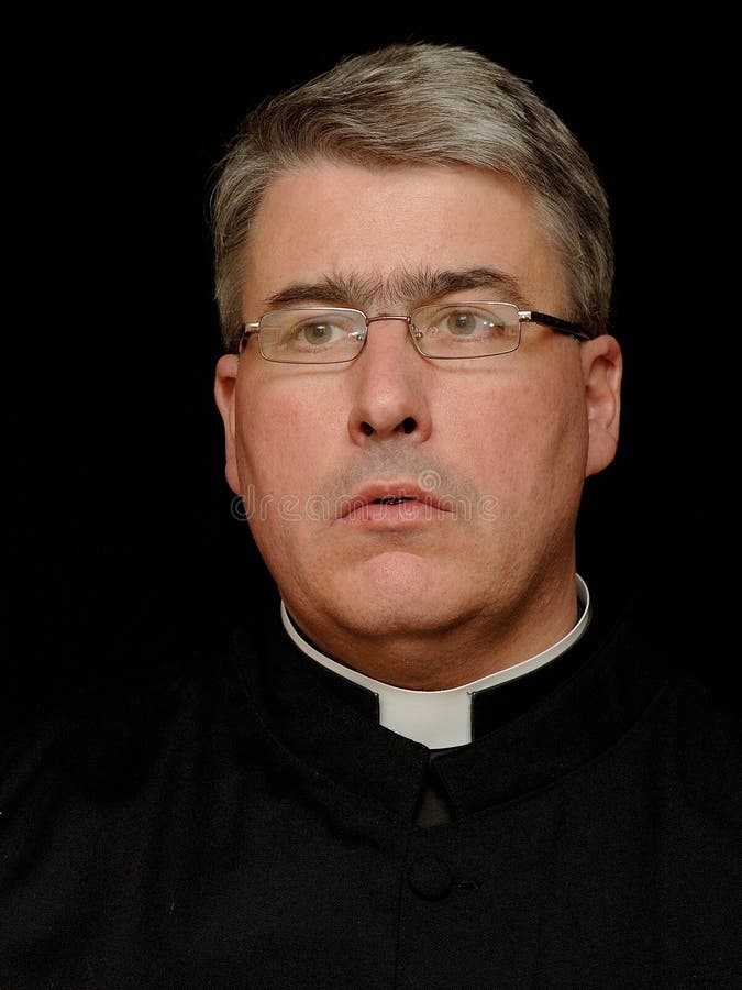 Worshipful priest stock image. Image of minister, black - 2150479