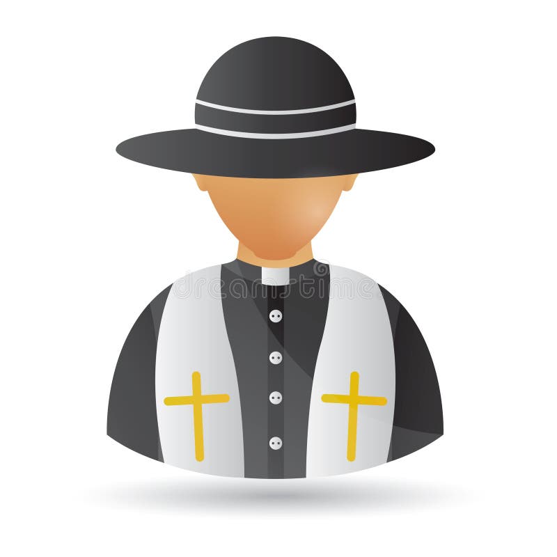 Priest Hat Stock Illustrations – 434 Priest Hat Stock Illustrations ...