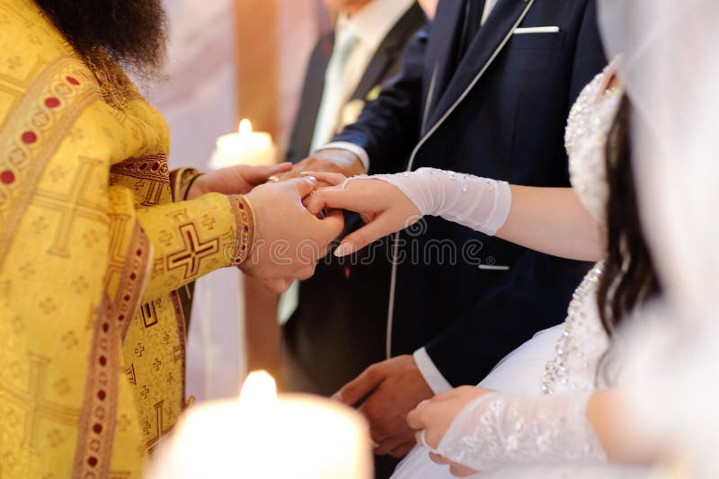 Priest at Wedding Ceremony stock photo. Image of church - 37528326