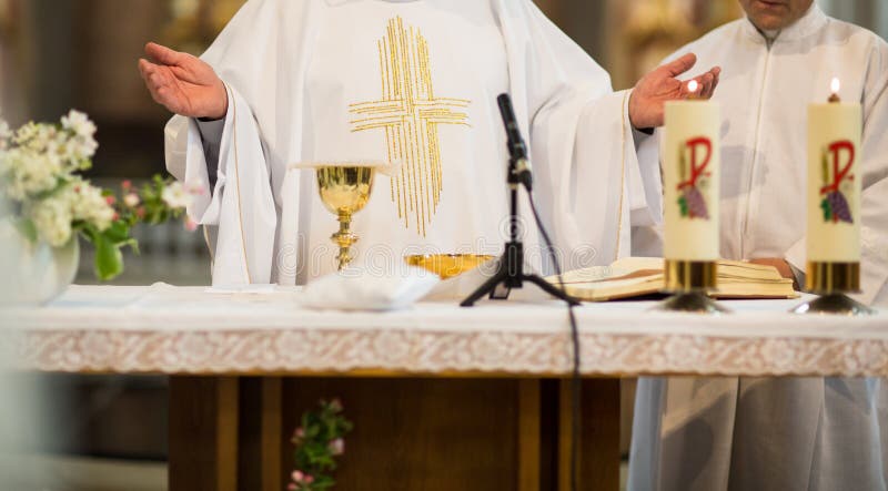Priest during a Wedding Ceremony Stock Image - Image of body, matrimony ...