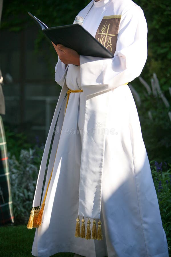 Priest stock image. Image of white, christianity, rite - 85961389