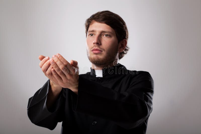 Priester Predigt Eine Predigt Stockbild - Bild von klerus, zuverlässig ...