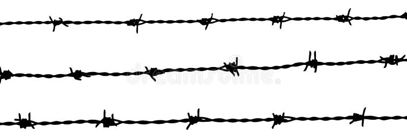 Prikkeldraad. Vector vector illustratie. Illustration of ...