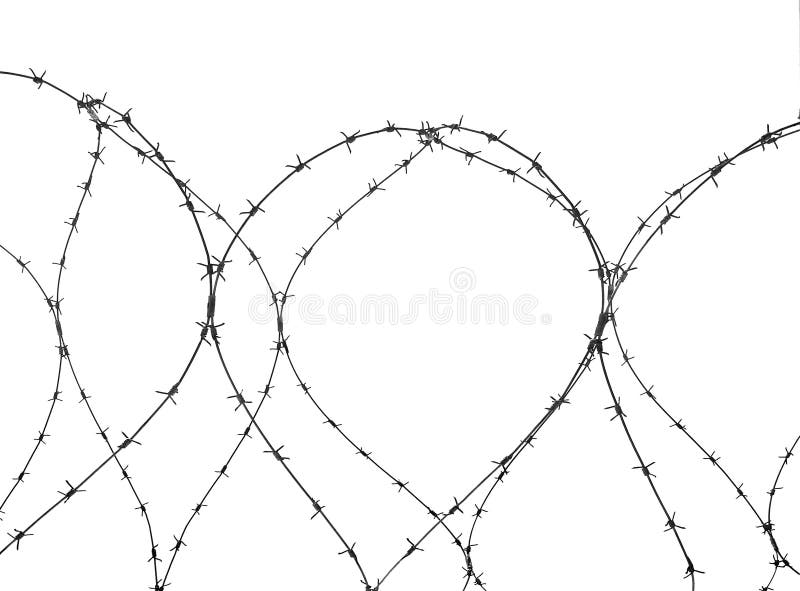 Prikkeldraad stock afbeelding. Image of sluit, lijn, defensie - 30781125