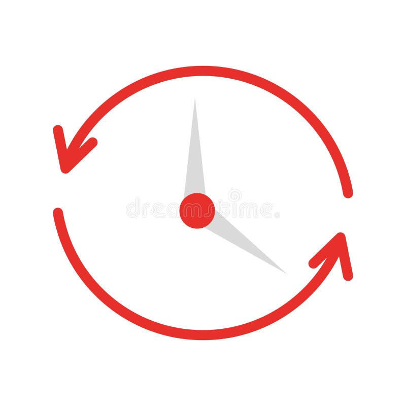 Prikklok Met Pijlenpictogram Vector Illustratie - Illustration of ...