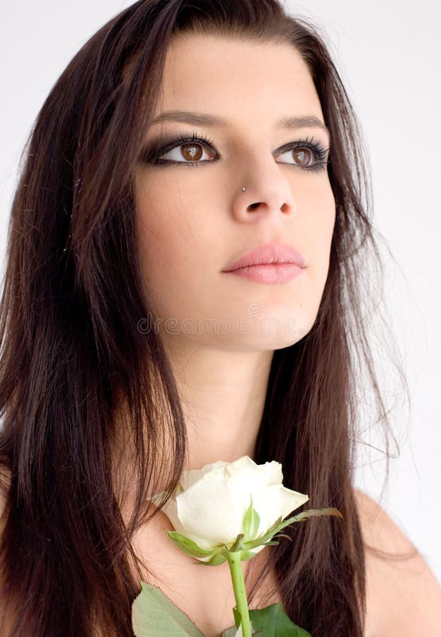 A prim looking stargazer. stock photo. Image of beautiful - 19561416