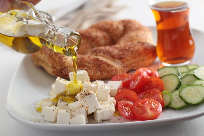 Prima colazione turca immagine stock. Immagine di chiusura - 25921611