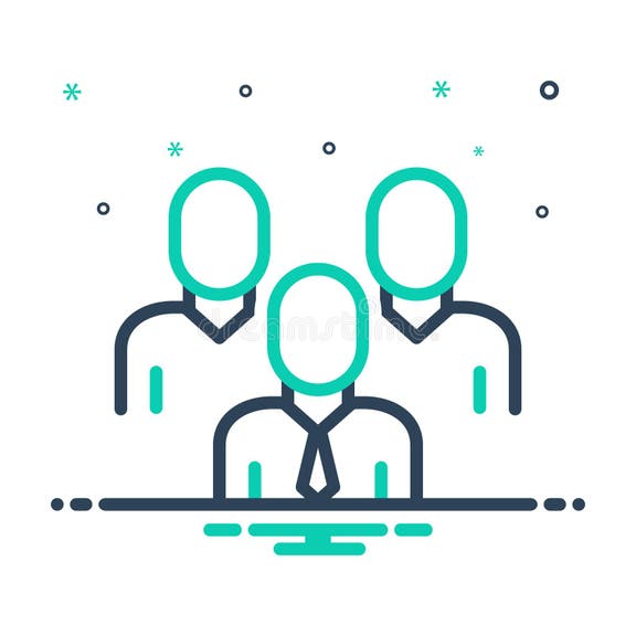 Mix Icon for Primarily, Mainly and First Stock Illustration ...