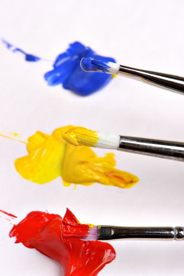 13+ Brushes primary colors Free Stock Photos - StockFreeImages