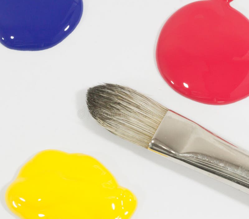Primary Colors stock image. Image of color, painting - 45308399