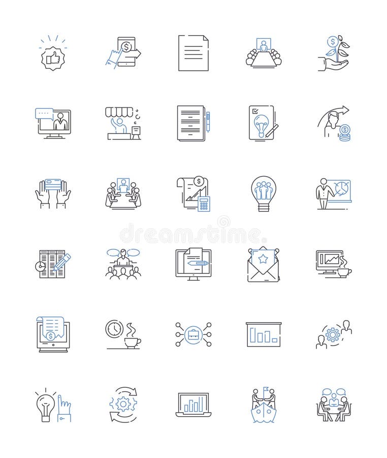 Primary Phase Line Icons Collection. Exploration, Learning, Creativity ...