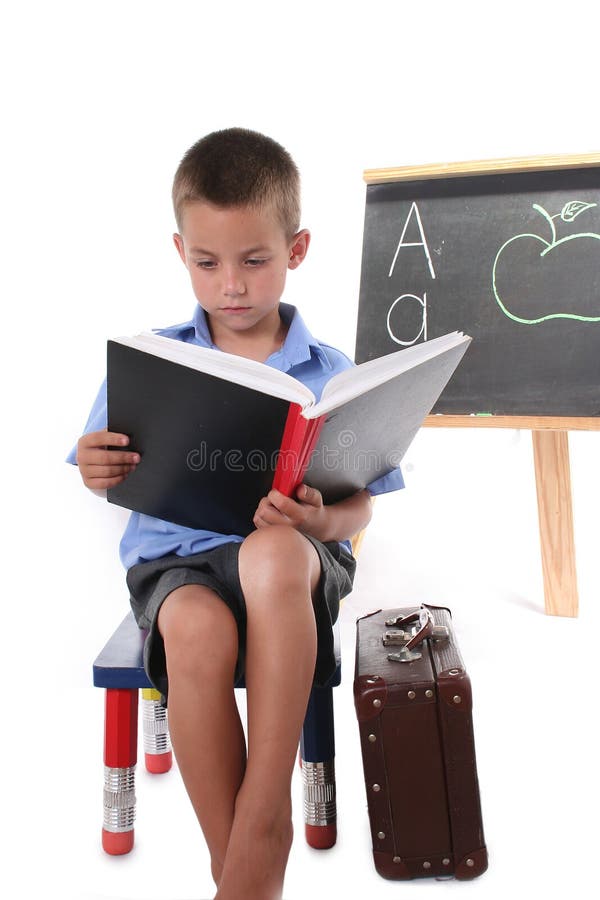 Primary school boy stock photo. Image of pupil, male, prepare - 1591176