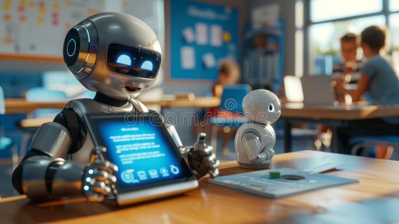 Primary School Girl is Working on Robotics in Class Stock Photo - Image ...