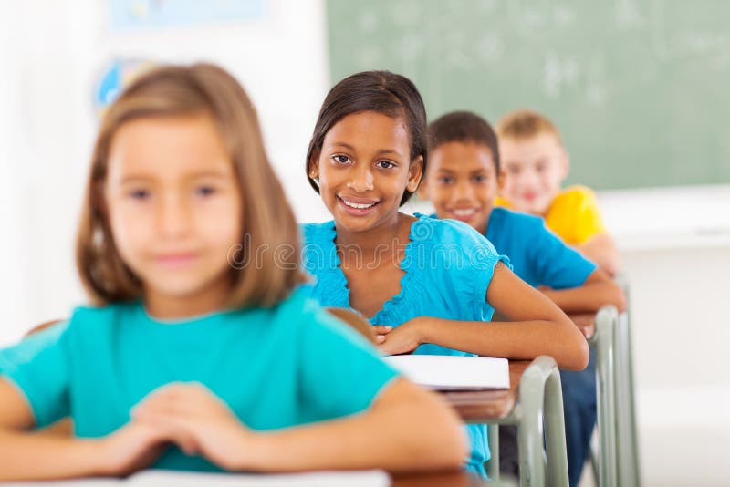 Primary students classroom stock photo. Image of diversity - 32556078