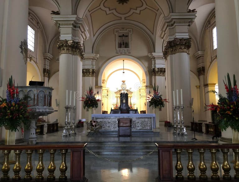 Primatial Cathedral of Bogotá, Bogotá, Colombia Stock Image - Image of ...