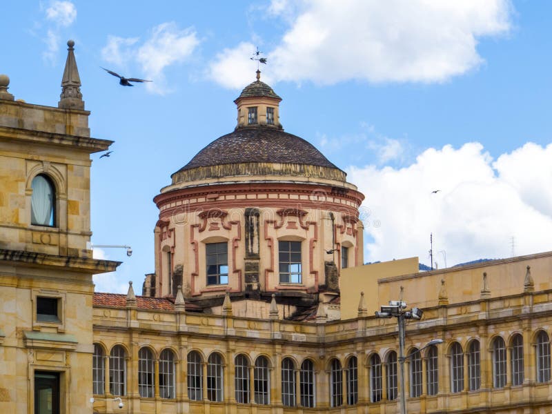 Primatial Cathedral of Bogota, Colombia Stock Photo - Image of ...