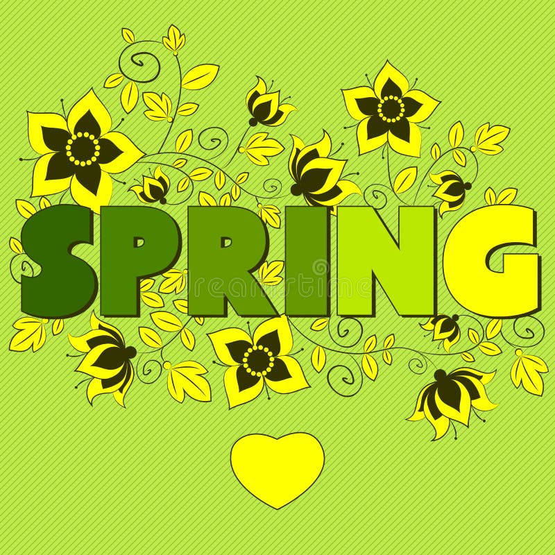 Letra R En Estilo Primavera Ilustración del Vector - Ilustración de ...