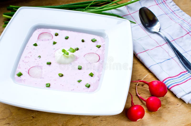 Primavera Tradicional 'sopa Fría' Imagen de archivo - Imagen de cocina ...