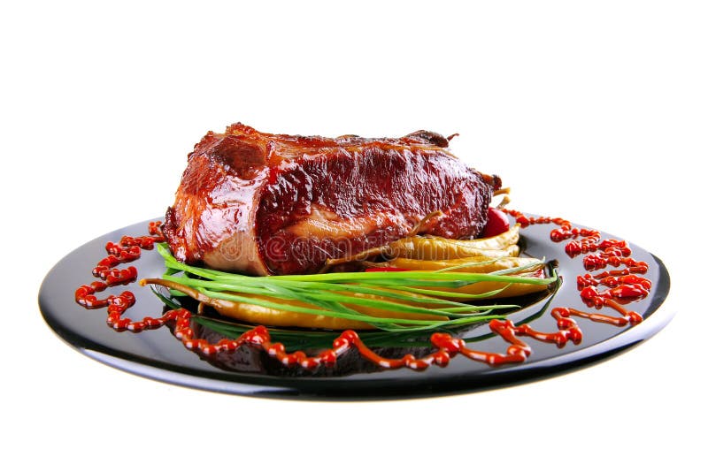 Prime beef on black stock photo. Image of close, fillet - 14478678