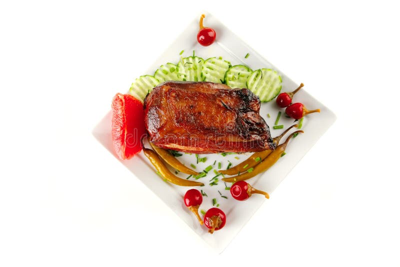 Prime Beef Chunk and Peppers Stock Image - Image of restaurant, pork ...