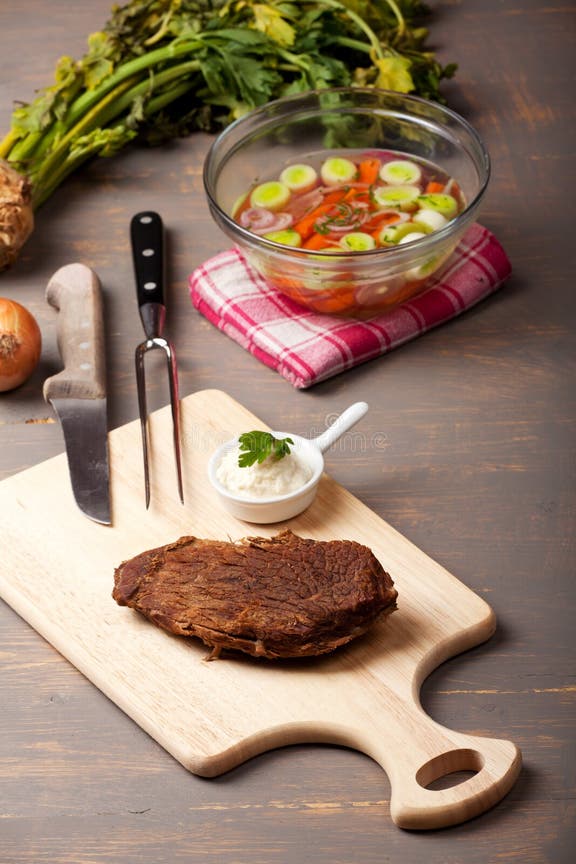 Prime boiled beef stock image. Image of potage, meat - 20979241