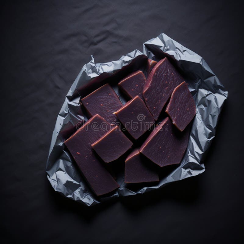 Prime Cuts: Raw Beef on Parchment Paper Stock Illustration ...