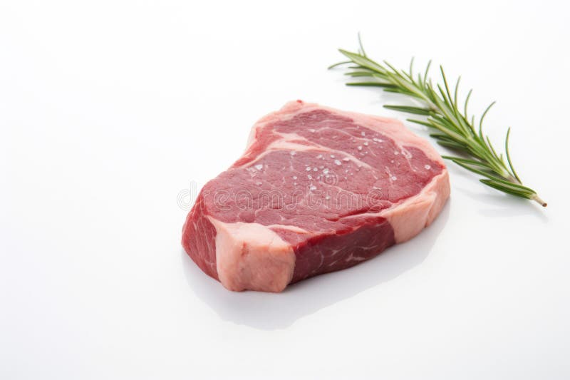 Prime Cuts: a Stunning Showcase of Beef on a White Background ...