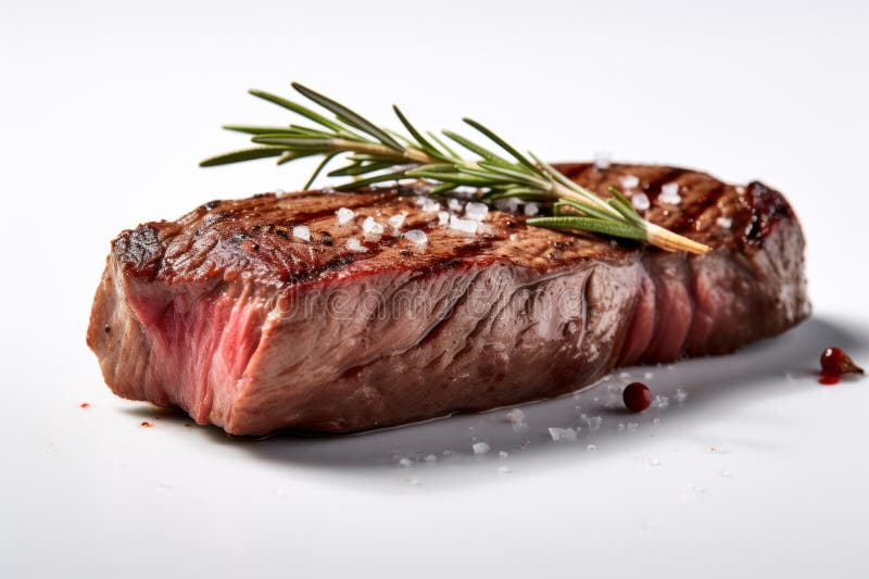 Prime Cuts: a Stunning Showcase of Beef on a White Background ...