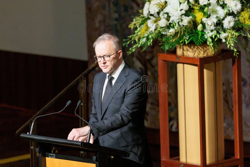 Prime Minister Anthony Albanese at the National Memorial Service for ... Prime Minister Anthony Albanese at the National Memorial Service for ...