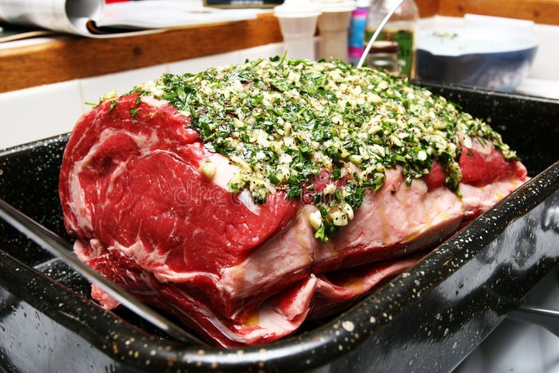 Prime rib stock image. Image of prime, roast, dinner, greasy - 1751891