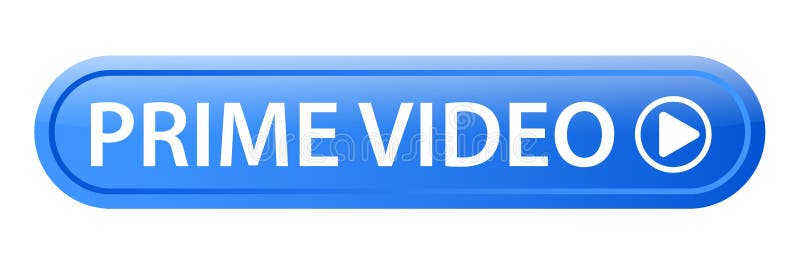 Prime video web button stock illustration. Illustration of graphic ...