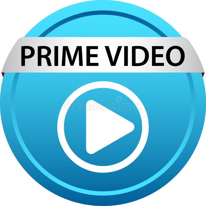 Prime video web button stock illustration. Illustration of list - 119816986