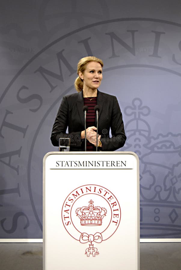 Primeiro Ministro De DENMARK__Danish Fotografia Editorial - Imagem de ...