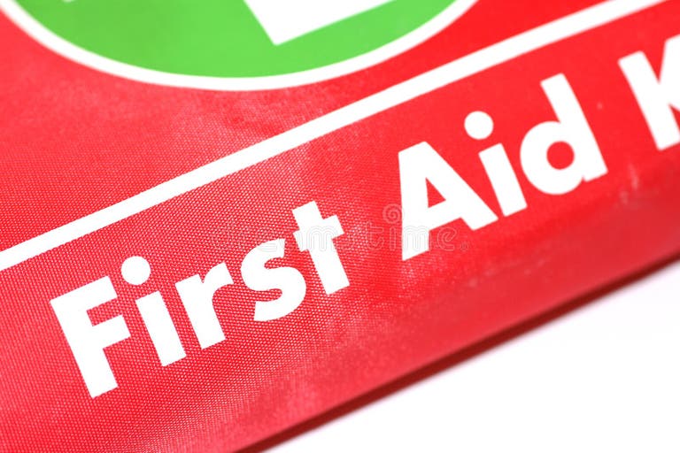Kit De Primeiros Socorros Vermelho Imagem de Stock - Imagem de cruz ...