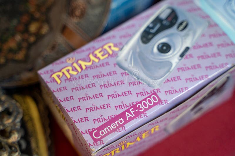 Primer Camera AF-3000 at the Flea Market. Editorial Photo - Image of ...